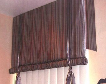 Custom Window Treatments FLAT BELL VALANCE w/Grommets made