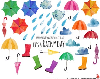 Rainbows clipart weather clip art rainbow clouds rain sun