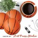 Basketball Coasters Sports Coasters Set of 4 Coasters