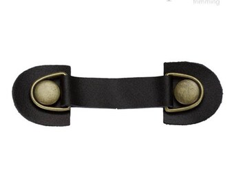 Leather snap closure | Etsy