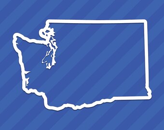 Washington outline | Etsy