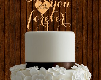 Toppers para tartas para boda | Etsy ES