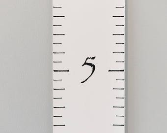 Ruler Growth Chart Vinyl Wall Decal Nursery Growth Chart