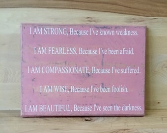 Affirmation wall art | Etsy