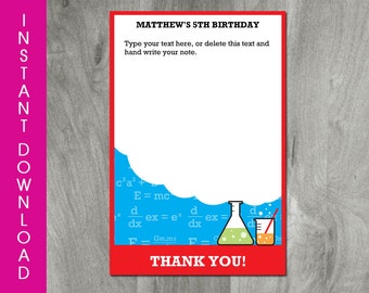 Science thank you | Etsy