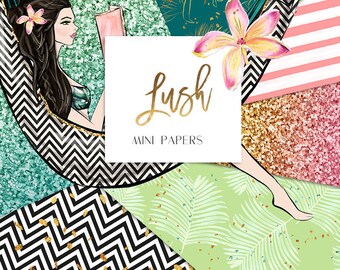 Instant Hand Drawn Clip Arts Digital Papers & by Bloomsical