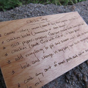 Handwritten recipes | Etsy