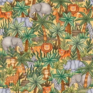 Palm tree fabric | Etsy