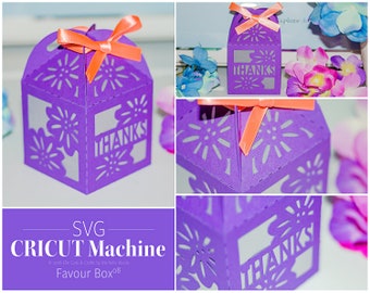 Party favor box svg | Etsy