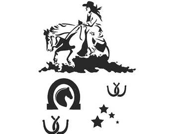 Western stencils | Etsy