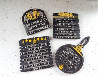 Trivets with sayings | Etsy