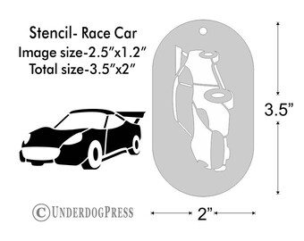 Race car stencil | Etsy