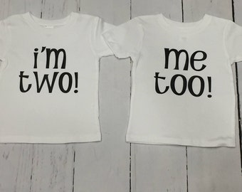 Twins tshirt | Etsy
