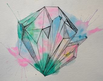 Crystal art | Etsy