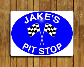 Pit stop sign | Etsy