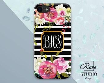 Monogram phone case | Etsy