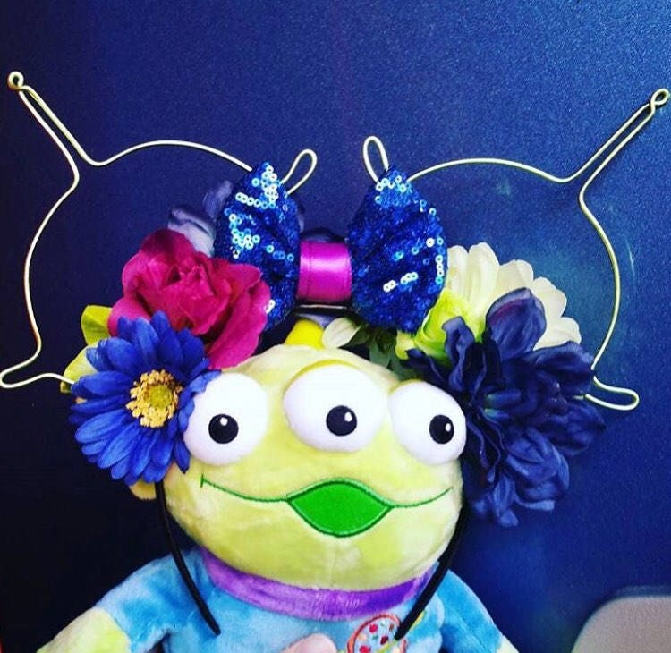 Green Alien Ears Toy Story Aliens Wire Ears Floral Ears