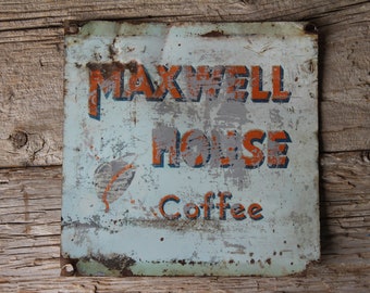 Vintage coffee sign | Etsy