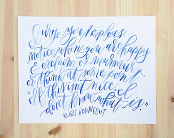 Calligraphy quote | Etsy