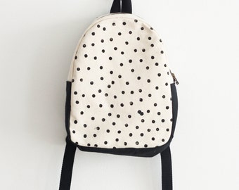 Polka dot backpack | Etsy