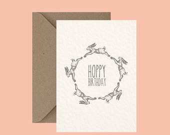 Bunny pun card | Etsy