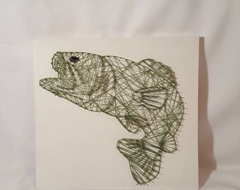 Fish string art | Etsy