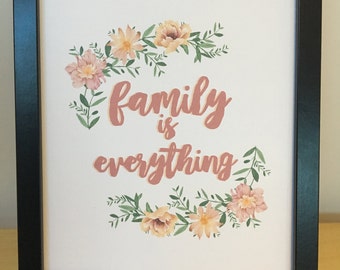 Family is everything | Etsy