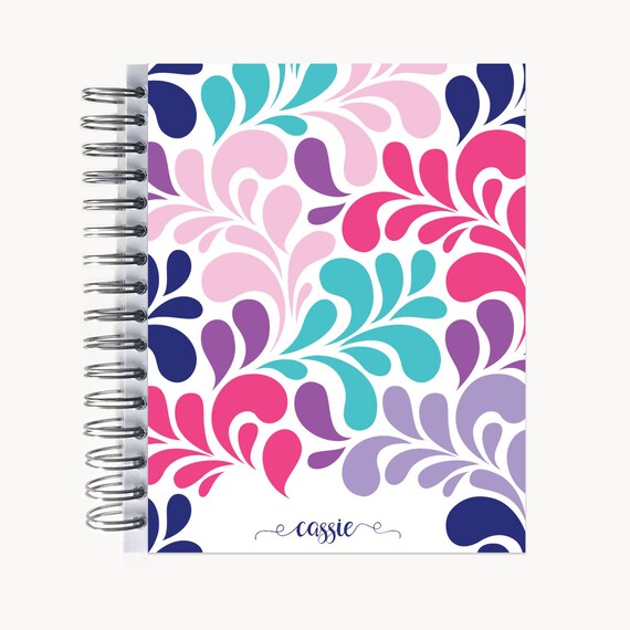 Address and/or Password Book Personalized Spiral