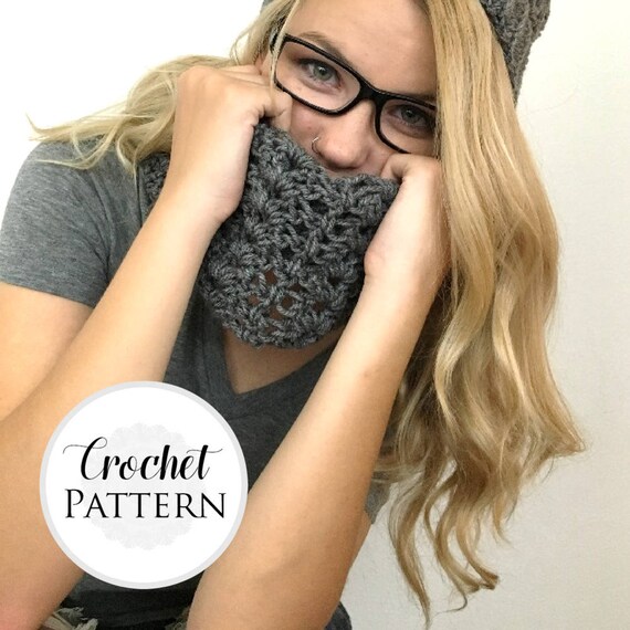 Lightweight Lace Cowl CROCHET PATTERN Spring Cowl Pattern