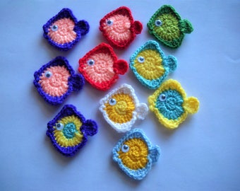 Fish appliques | Etsy