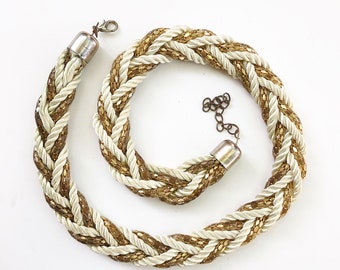 Braided necklace | Etsy