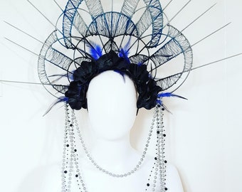 Futuristic headdress | Etsy