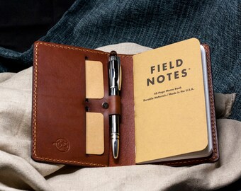 Leather field notes | Etsy