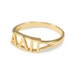 Alpha Delta Pi Sunshine Gold plated Ring //ADPi Sorority