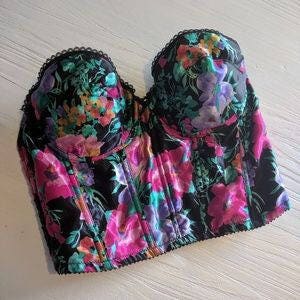 Floral bustier | Etsy