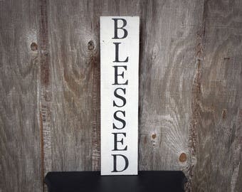 Vertical sign | Etsy