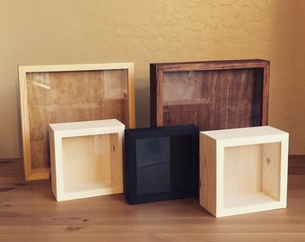 Deep shadow box | Etsy