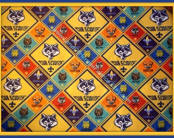 Boy scout fabric | Etsy