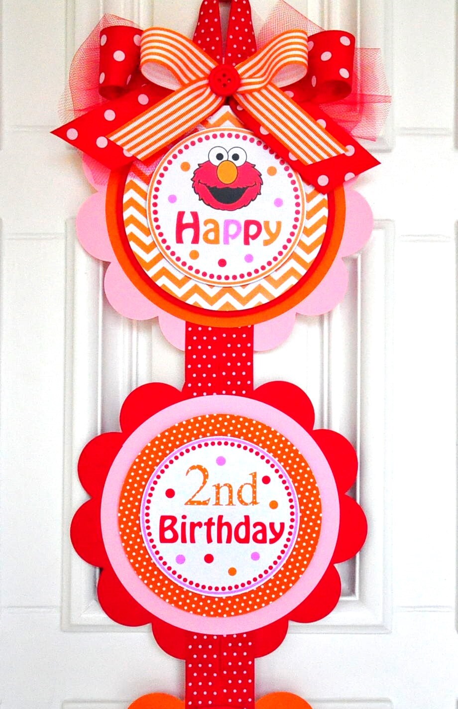 Elmo Door Sign Elmo Vertical Door Sign Girl Elmo Birthday