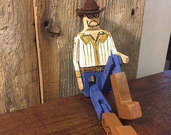Limberjack Man with dancing board and stick
