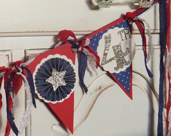 Patriotic banner | Etsy