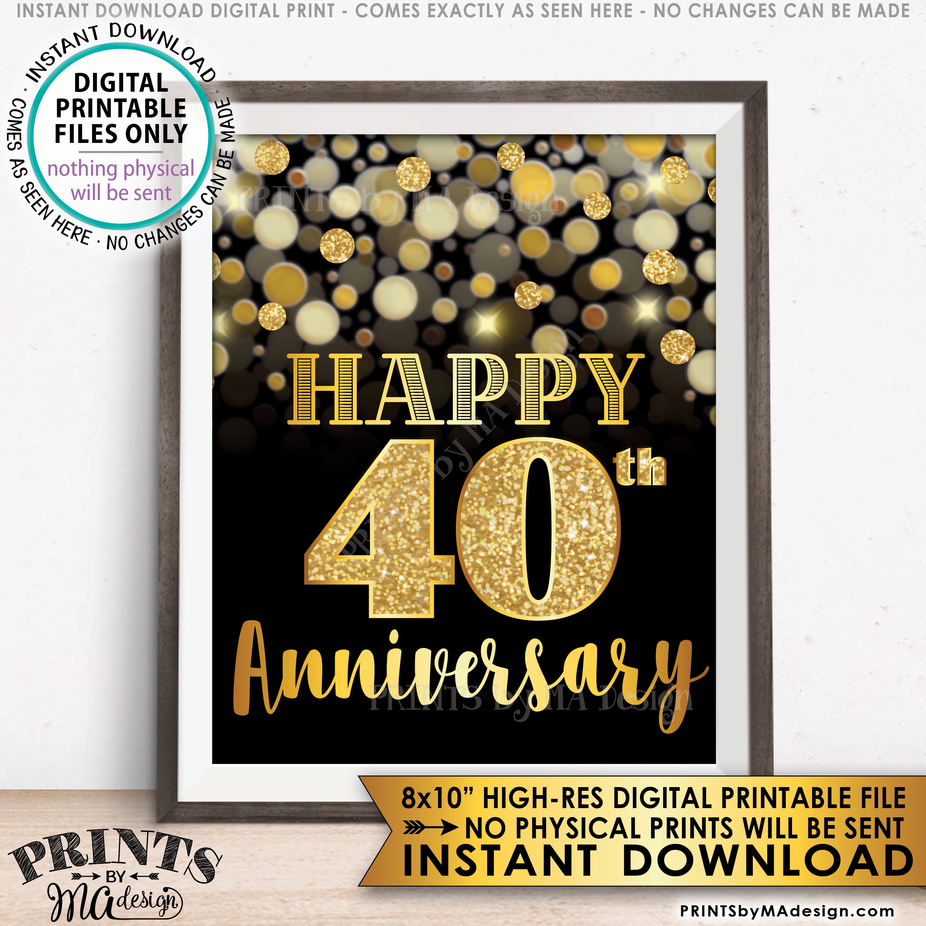 40th Anniversary Sign Happy Anniversary Golden Fortieth Anniversary 40th-anniversary-sign-happy-anniversary-golden-fortieth-anniversary