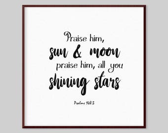 Psalm 148 | Etsy