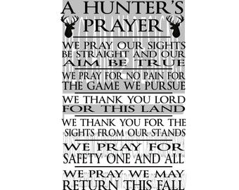 Hunters prayer | Etsy