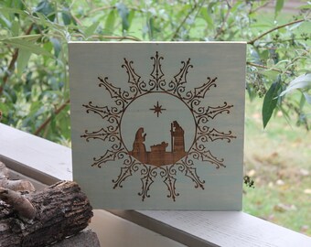 Nativity art | Etsy