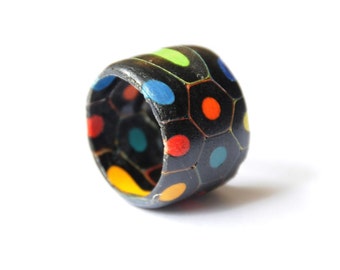 Color pencil ring | Etsy