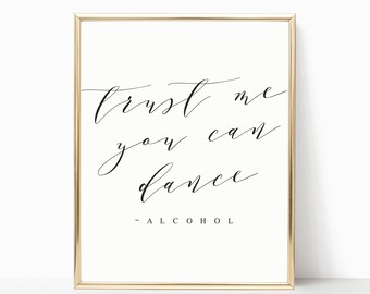 You can dance sign | Etsy