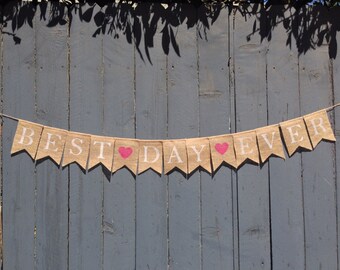 Best day ever banner | Etsy