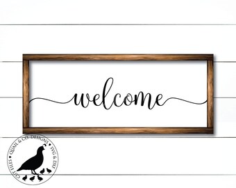 Welcome sign | Etsy