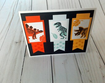 Dinosaur cards | Etsy